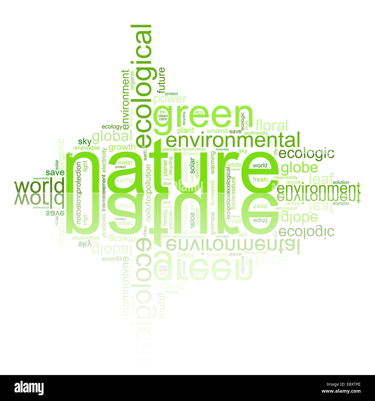 Illustration of concepts of nature Stock Photo - Alamy