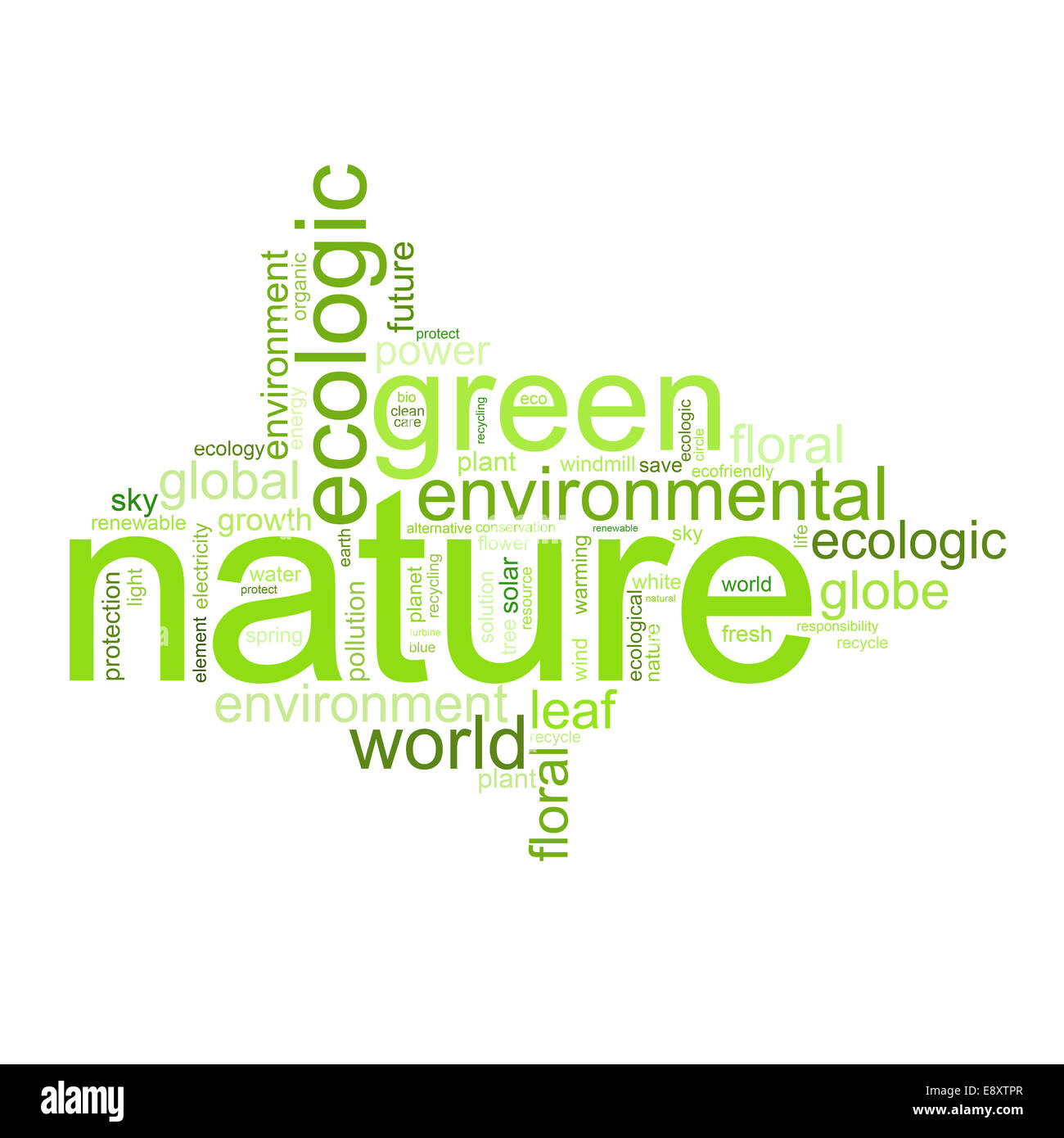 Illustration of concepts of nature Stock Photo - Alamy