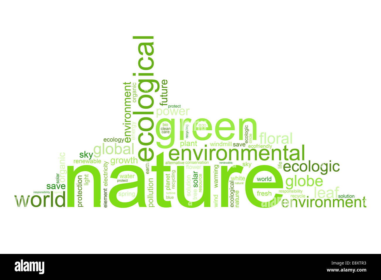 Illustration of concepts of nature Stock Photo - Alamy
