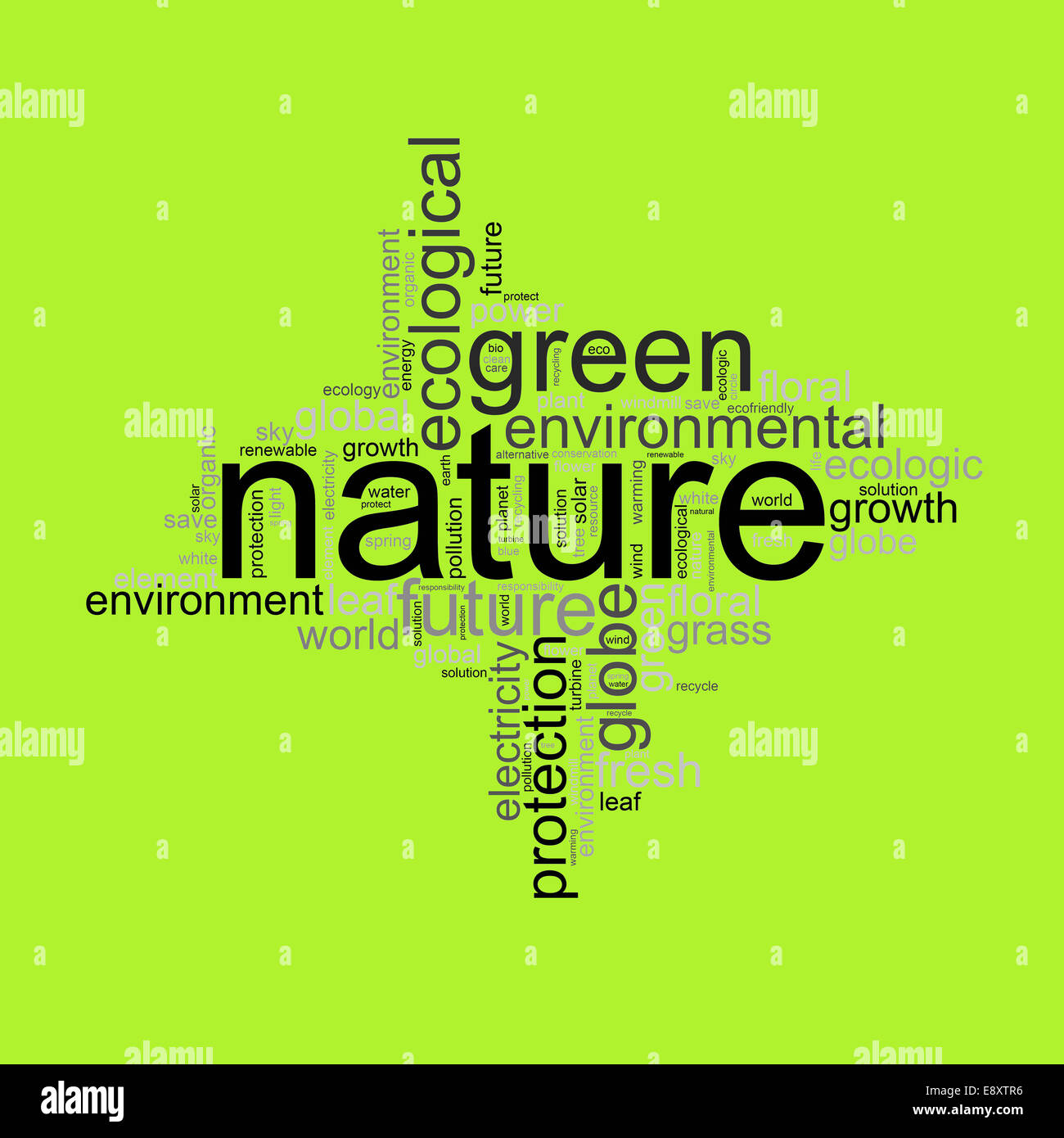 Illustration of concepts of nature Stock Photo - Alamy