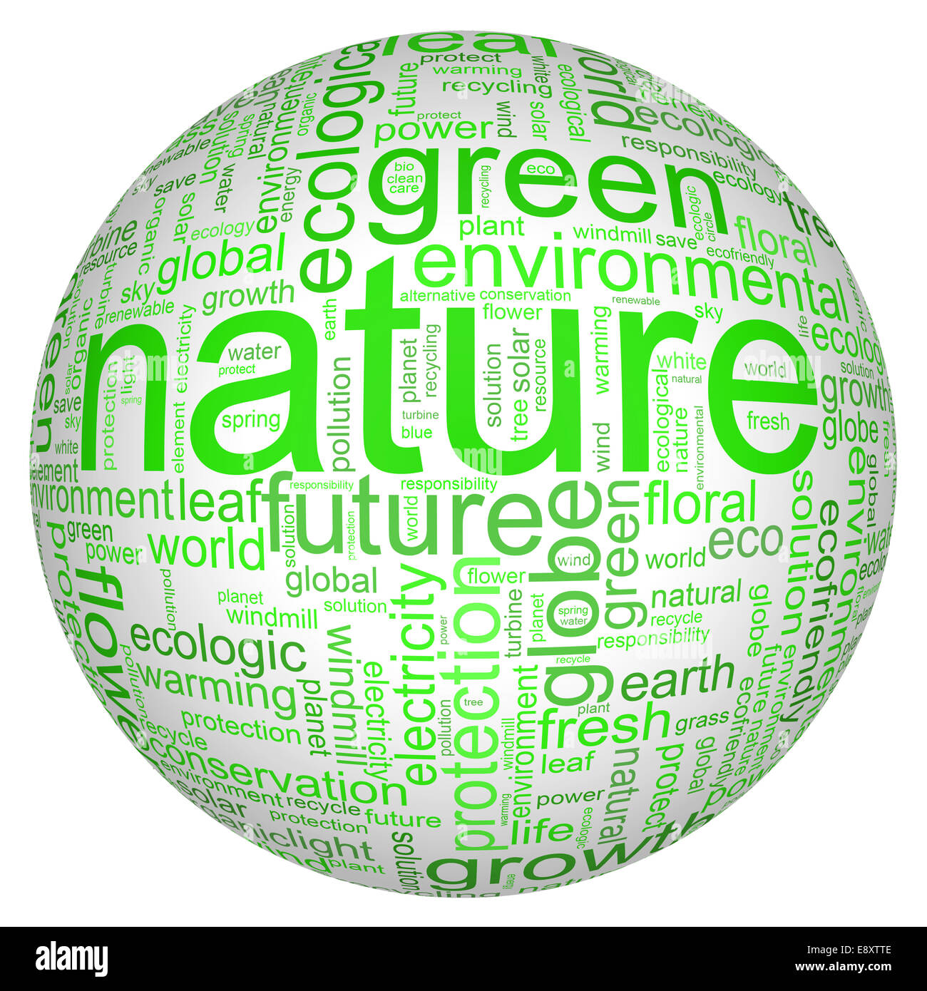 Illustration of concepts of nature Stock Photo - Alamy