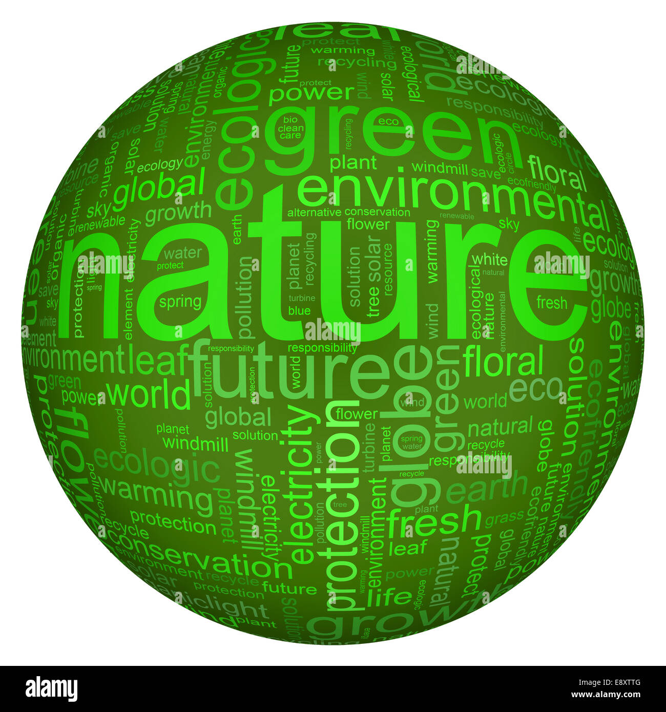 Illustration of concepts of nature Stock Photo - Alamy