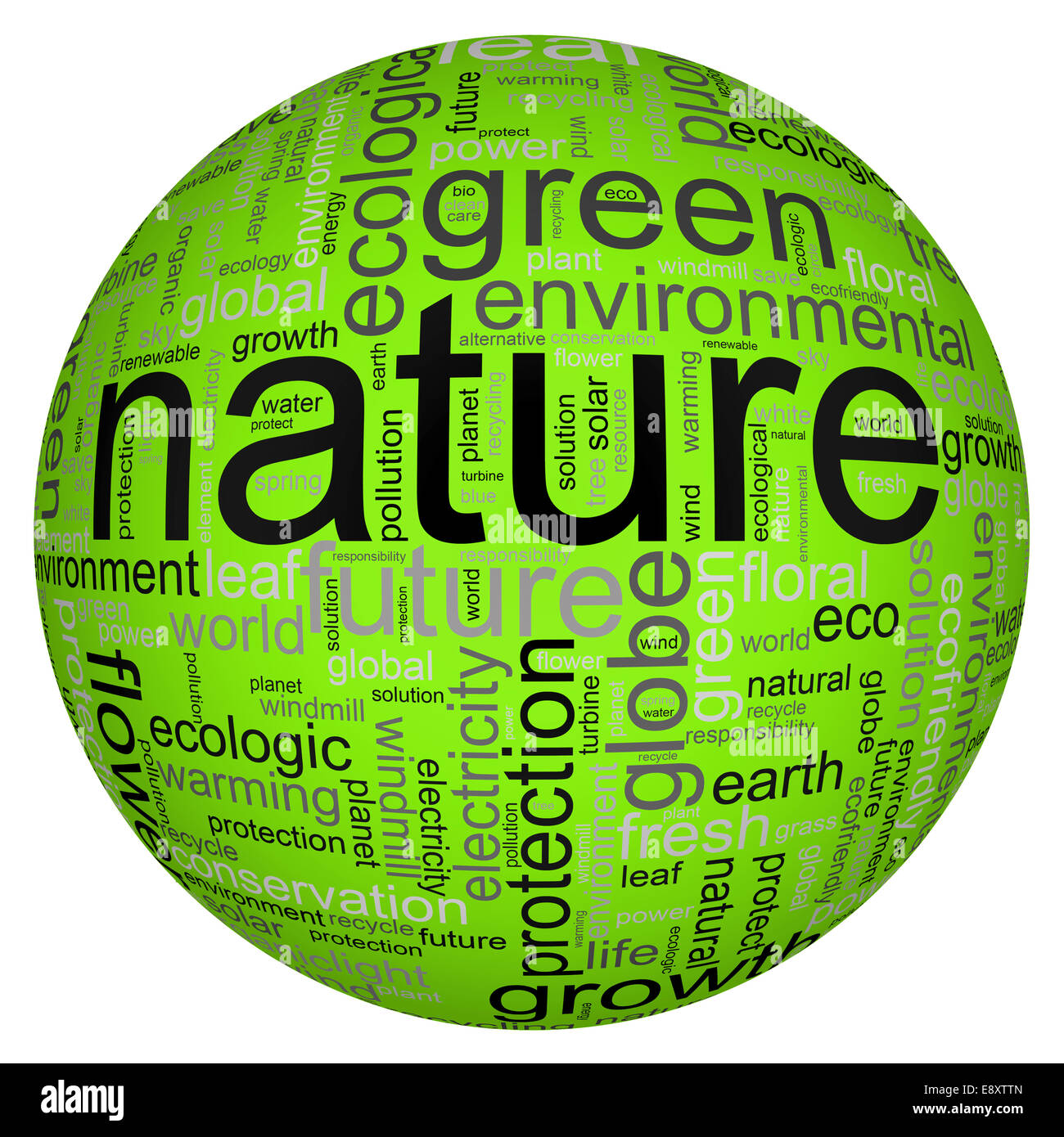 Illustration of concepts of nature Stock Photo - Alamy