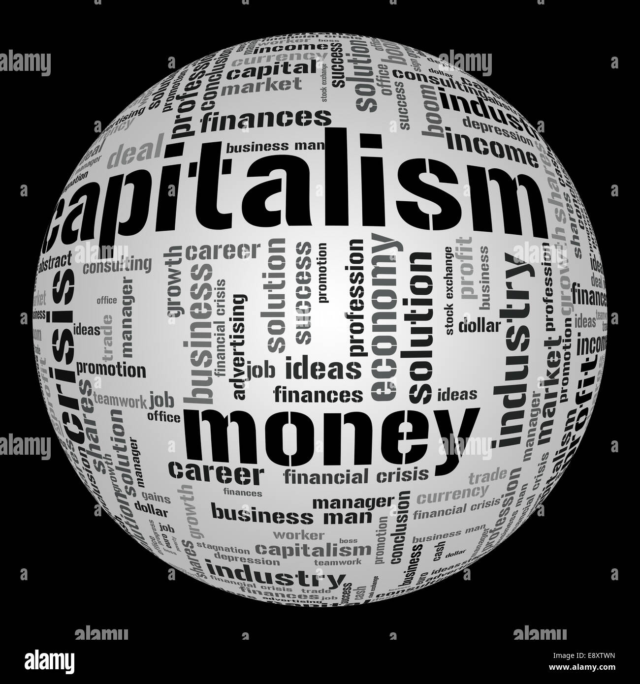 Capitalism in Crisis Stock Photo - Alamy