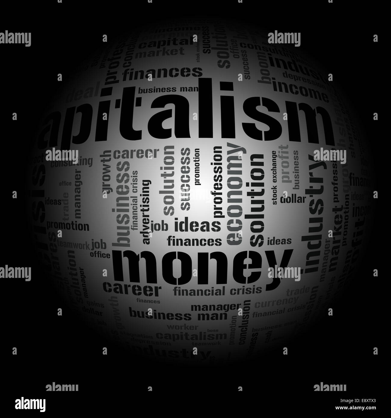Capitalism in Crisis Stock Photo - Alamy