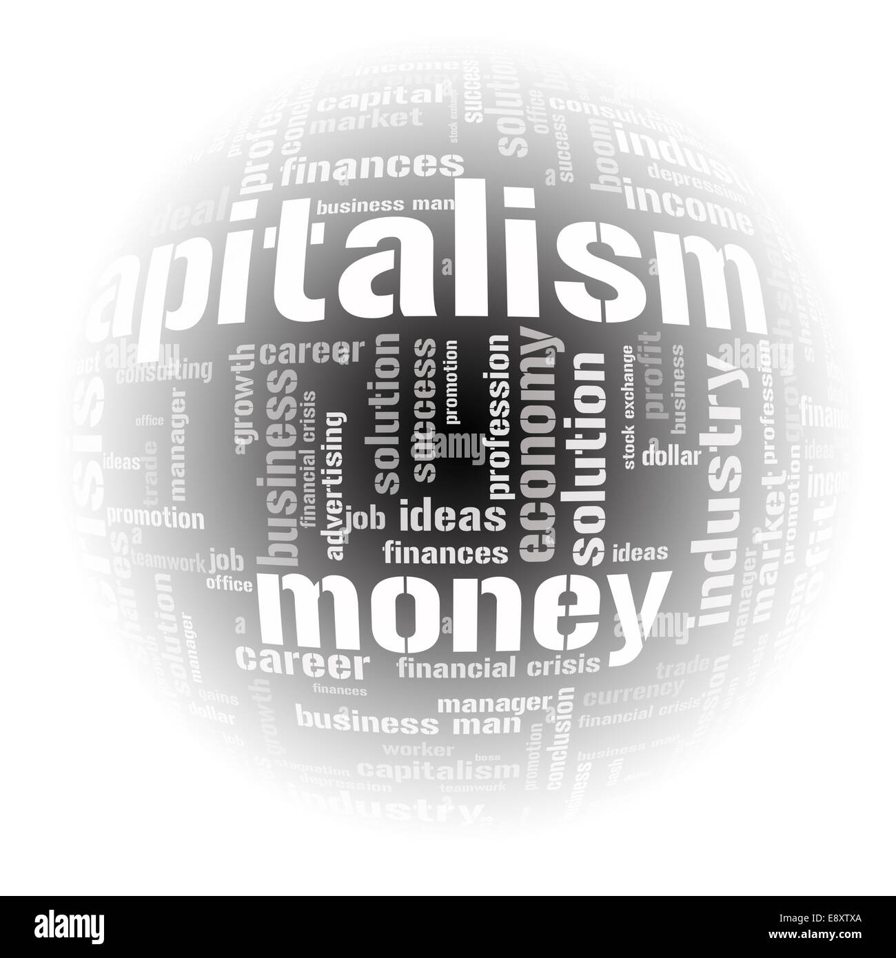 Capitalism in Crisis Stock Photo - Alamy