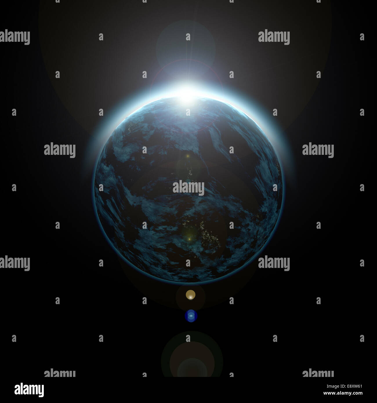 Magical planet earth hi-res stock photography and images - Alamy