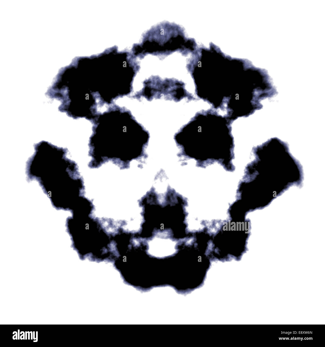 An illustration of a rorschach ink graphic Stock Photo - Alamy