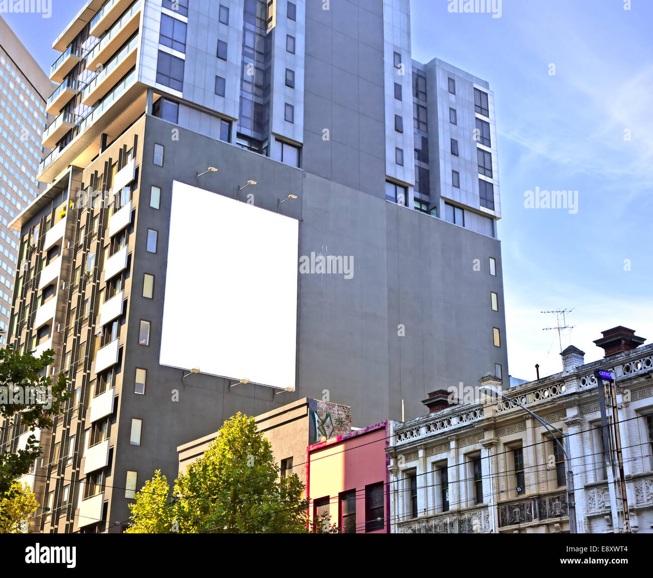 Blank wall advertising hi-res stock photography and images - Alamy