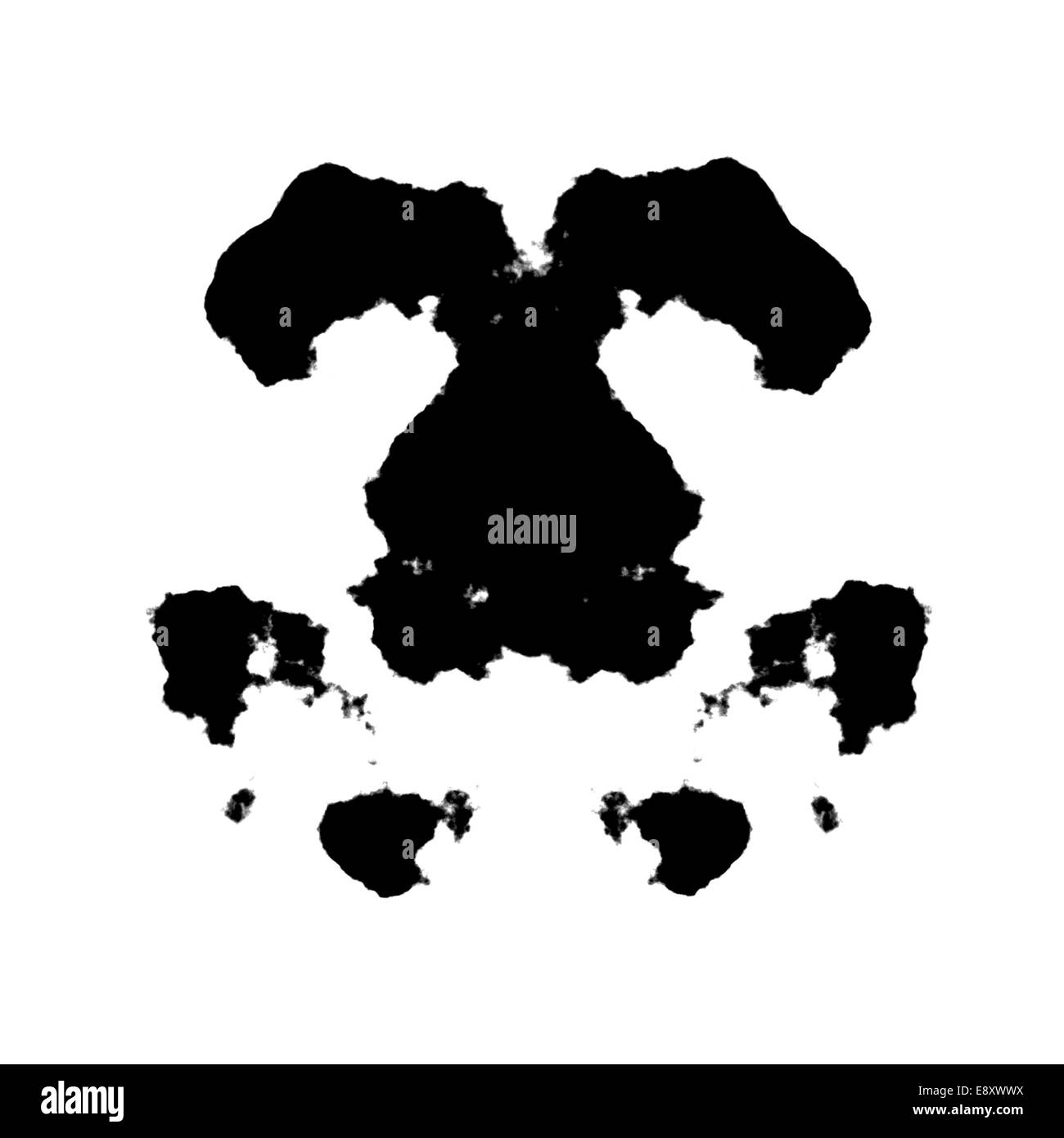 Rorschach test Black and White Stock Photos & Images - Alamy