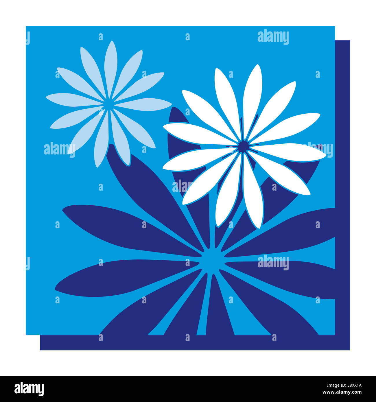 Light blue flower Cut Out Stock Images & Pictures - Alamy