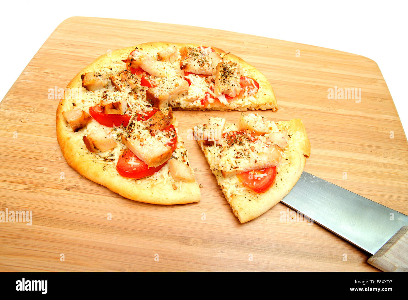 Chicken pepper pizza hi-res stock photography and images - Alamy