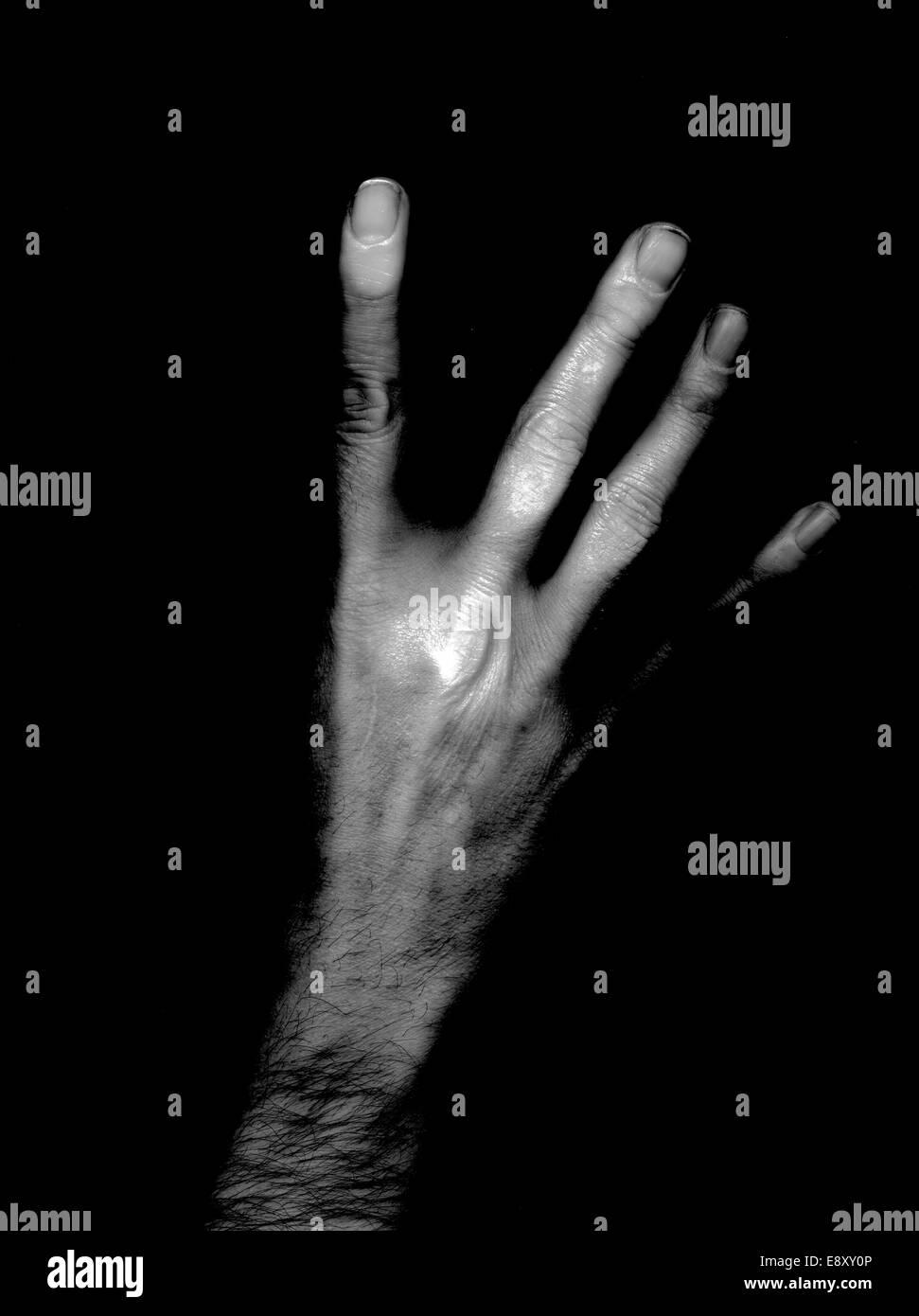 hand in the dark Stock Photo - Alamy