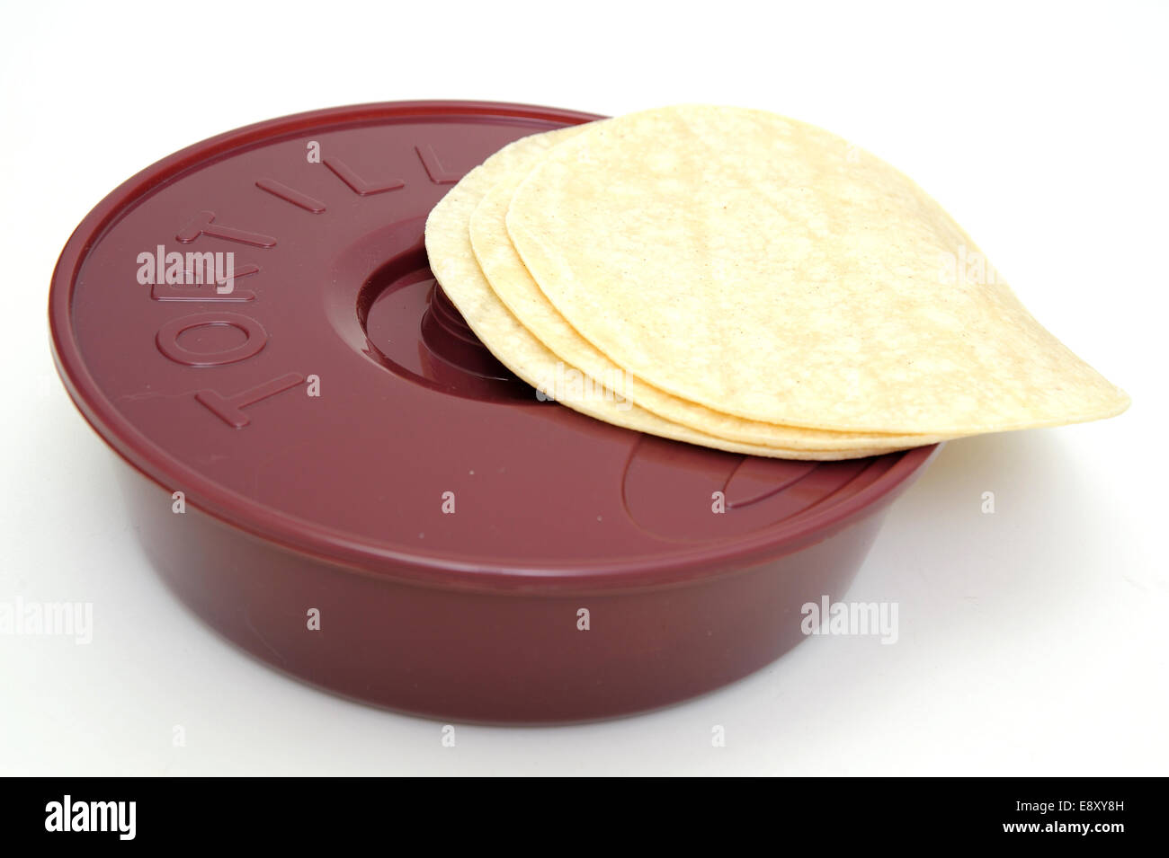 Tortilla Wamer And Tortillas Stock Photo - Alamy