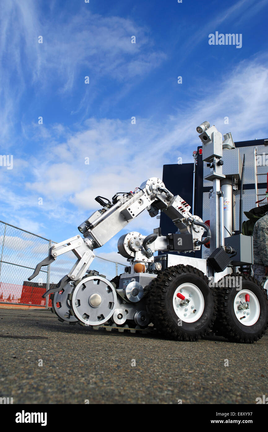 Bomb Squad Robot Stock Photo - Alamy