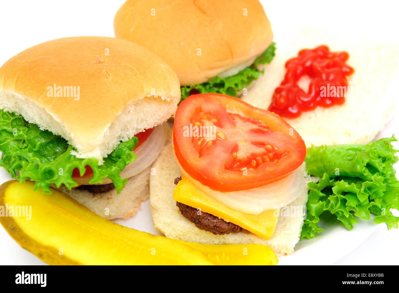 Mini cheeseburger hi-res stock photography and images - Alamy