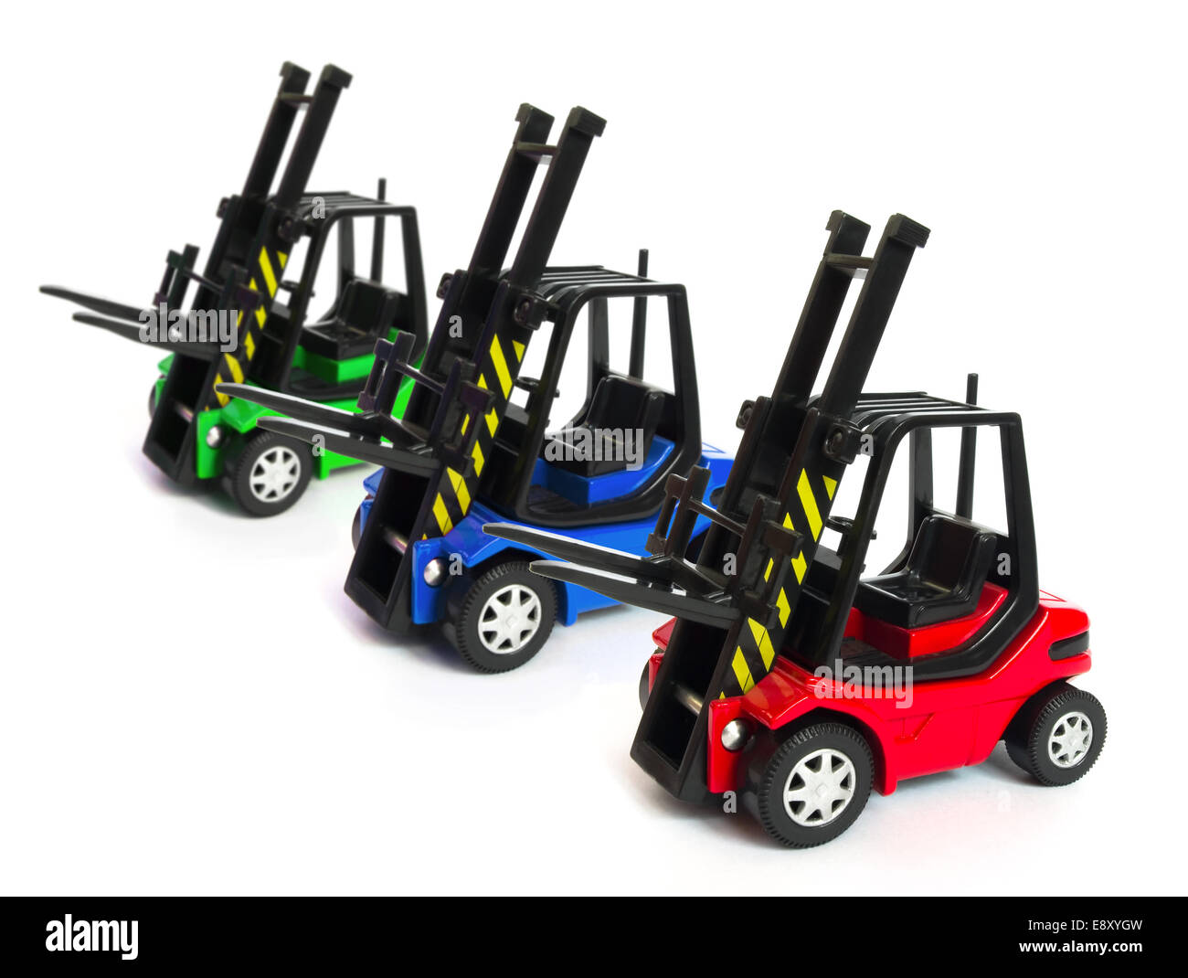 Forklifts been working Cut Out Stock Images & Pictures - Alamy