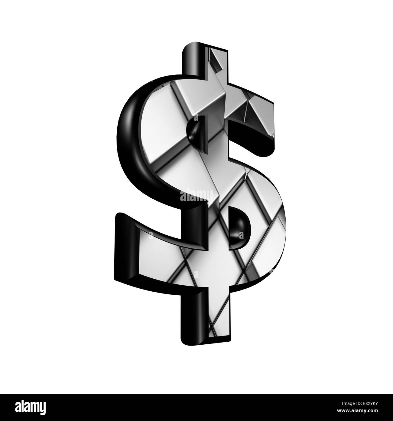 3d currency sign with architectural texture - dollar Stock Photo - Alamy