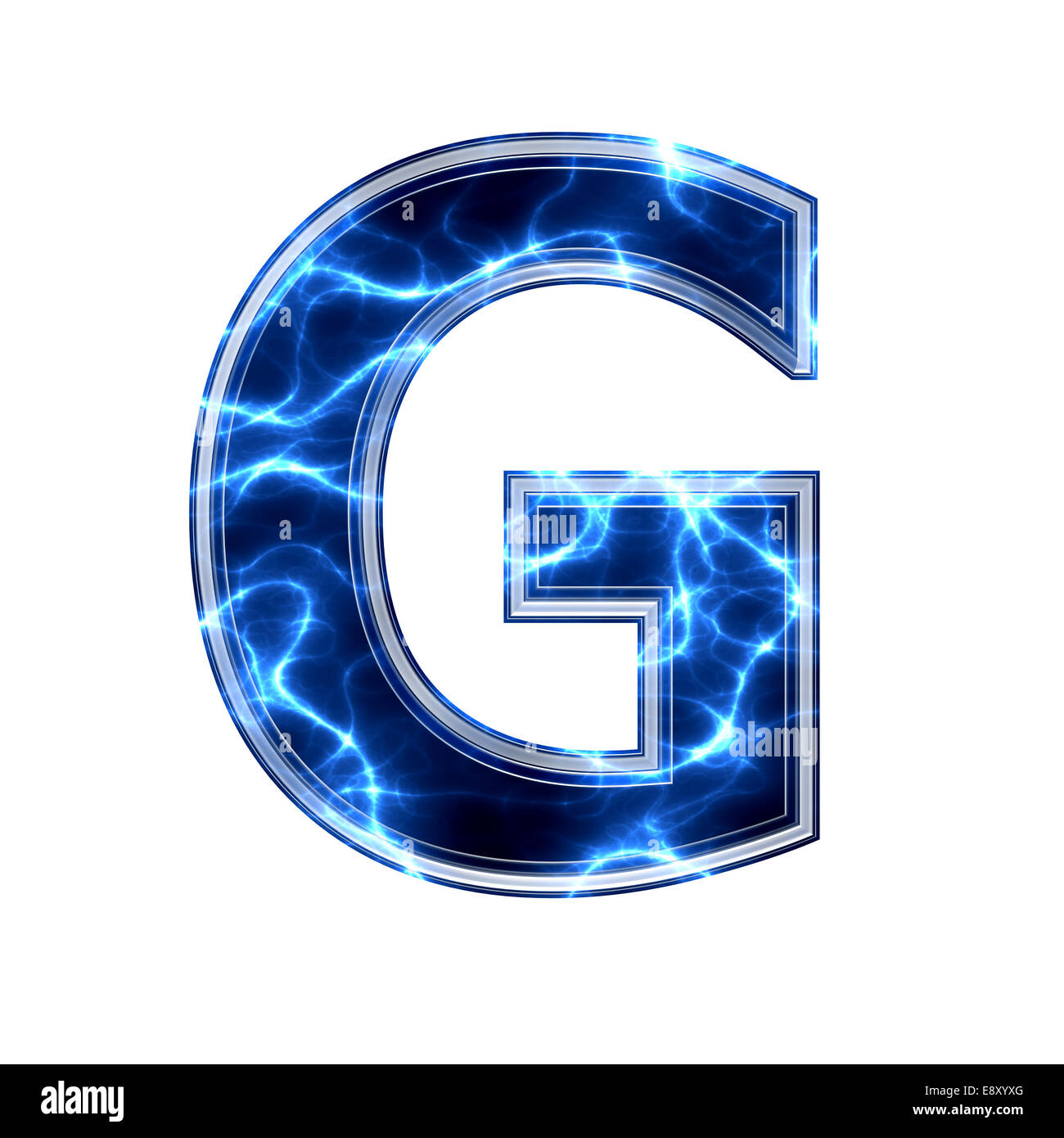 electric 3d letter Stock Photo - Alamy