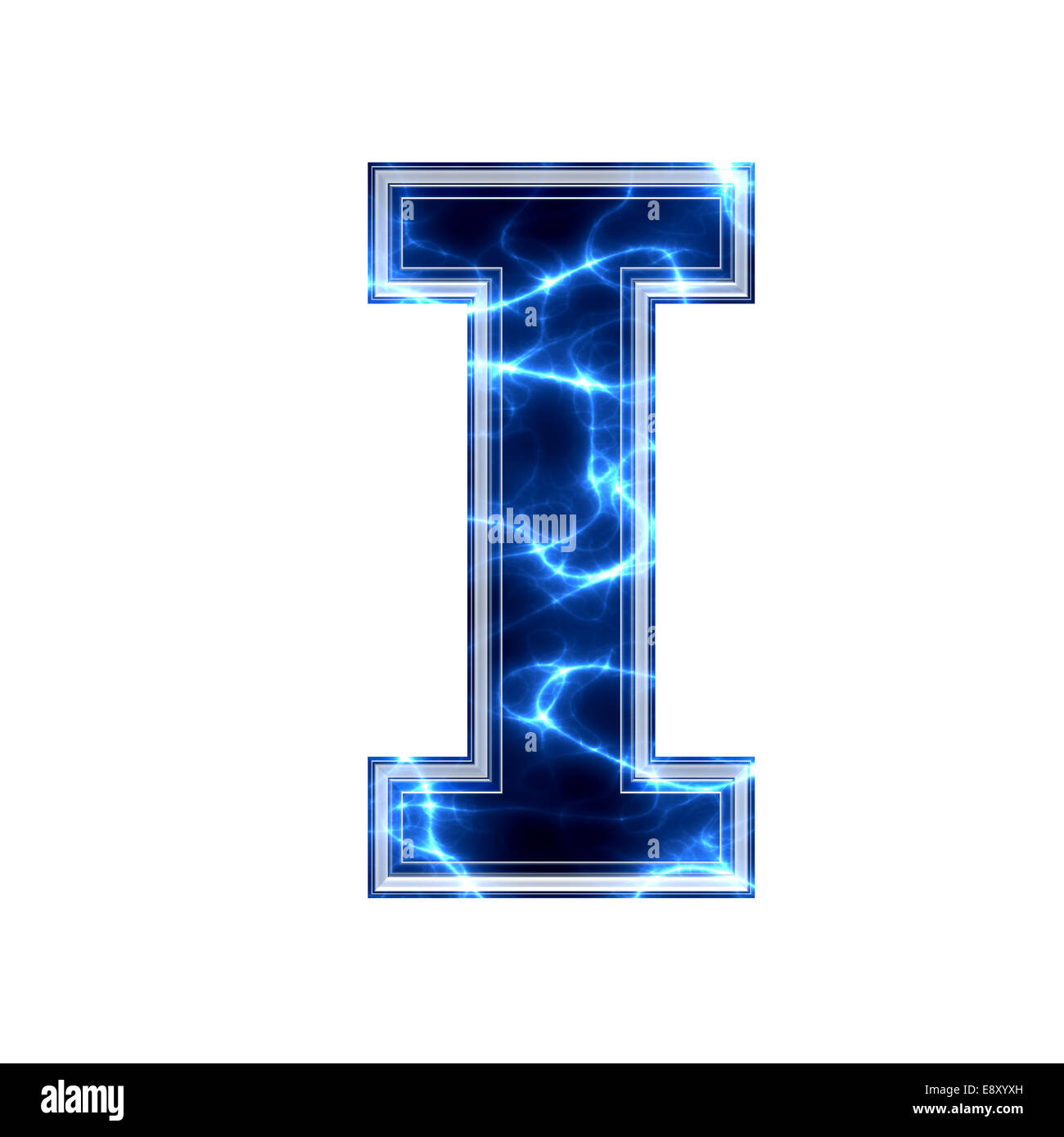 electric 3d letter Stock Photo - Alamy