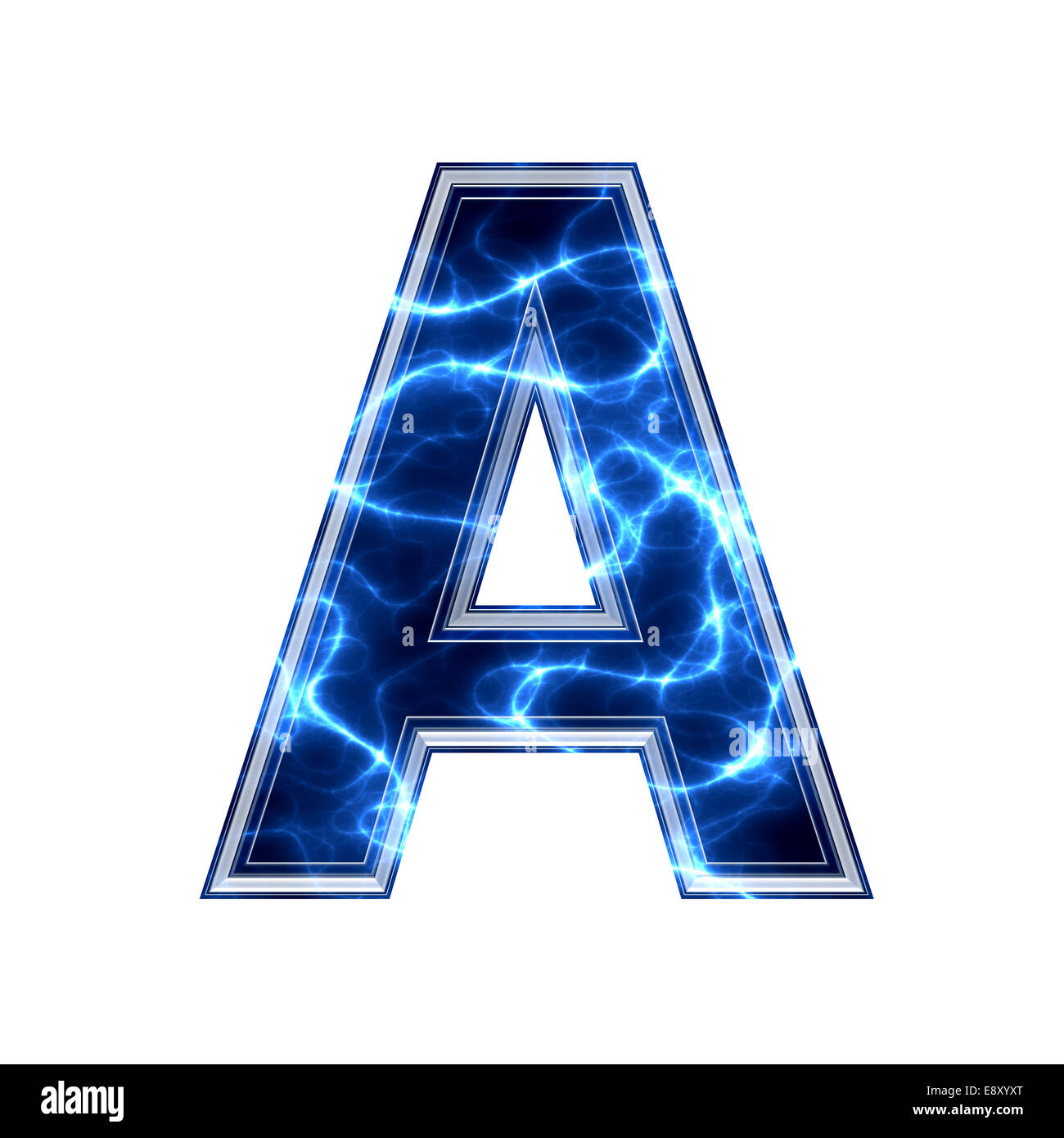 electric 3d letter Stock Photo - Alamy