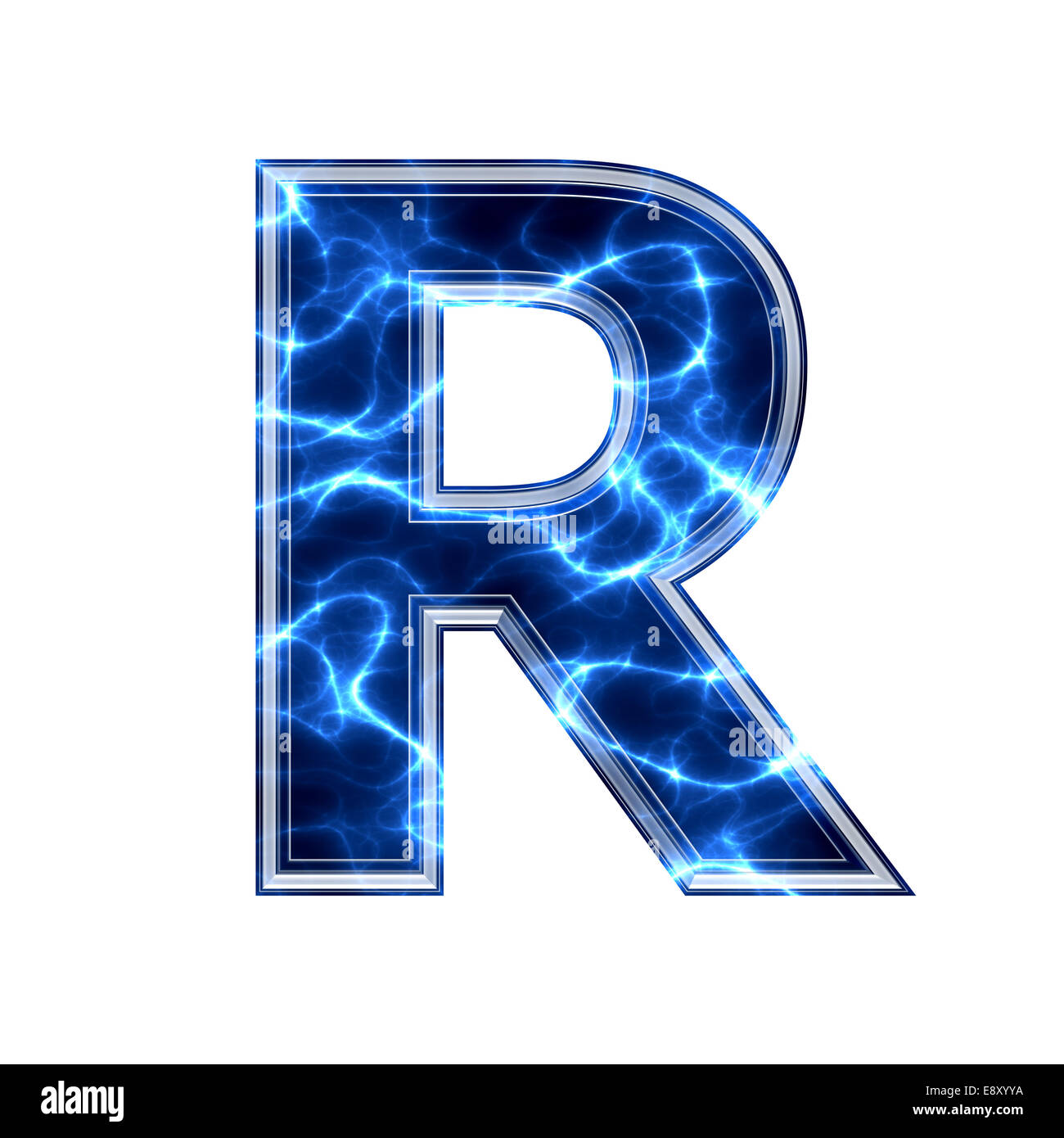 electric 3d letter Stock Photo - Alamy