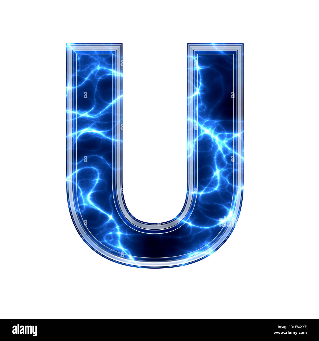 electric 3d letter Stock Photo - Alamy