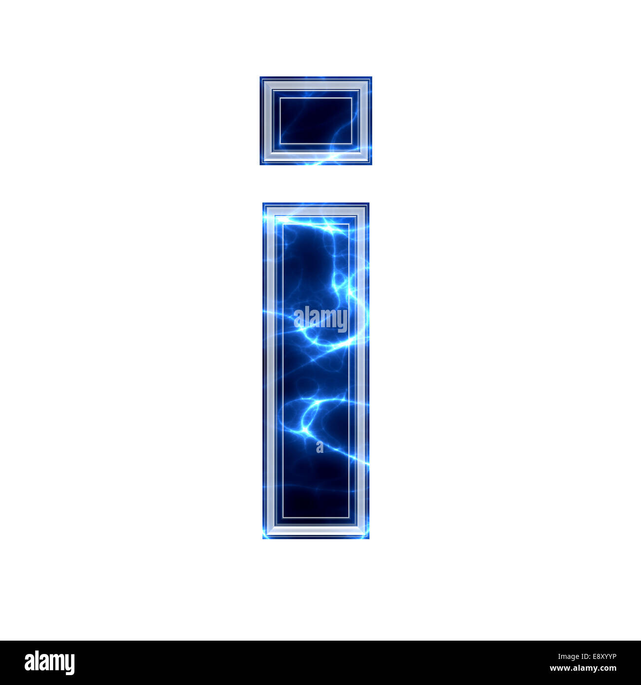 electric 3d letter Stock Photo - Alamy