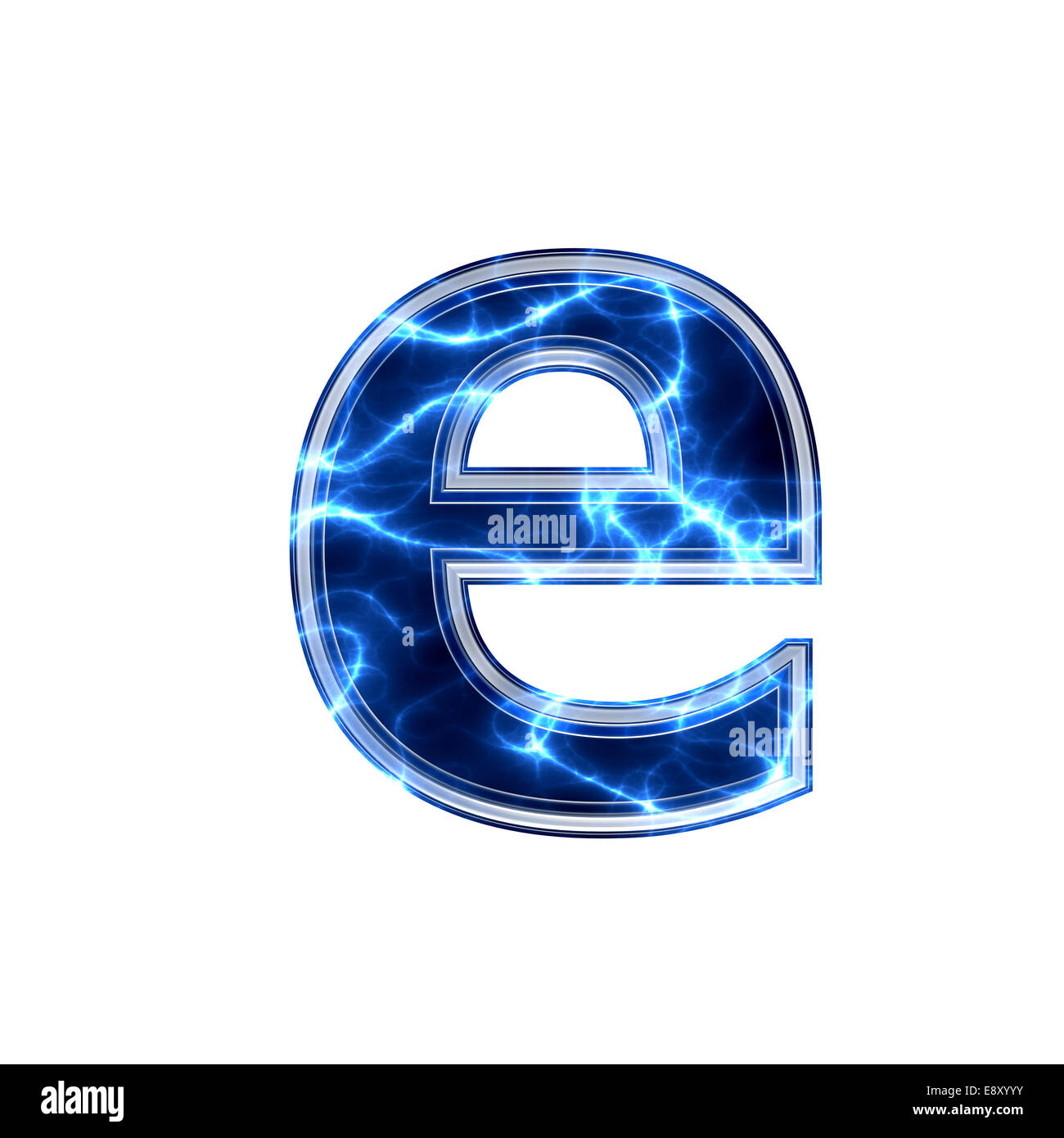 electric 3d letter Stock Photo - Alamy