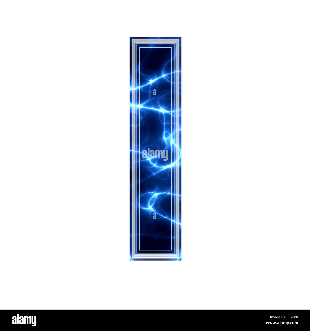 electric 3d letter Stock Photo - Alamy