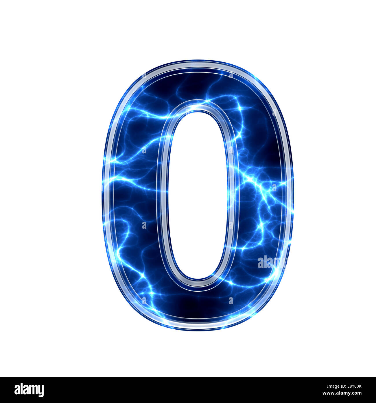electric 3d number Stock Photo - Alamy