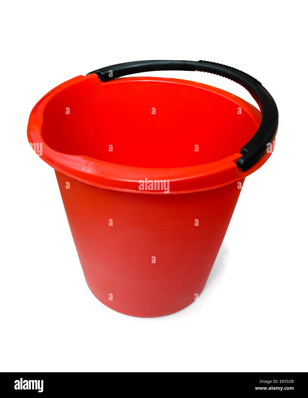 red plastic bucket Stock Photo - Alamy