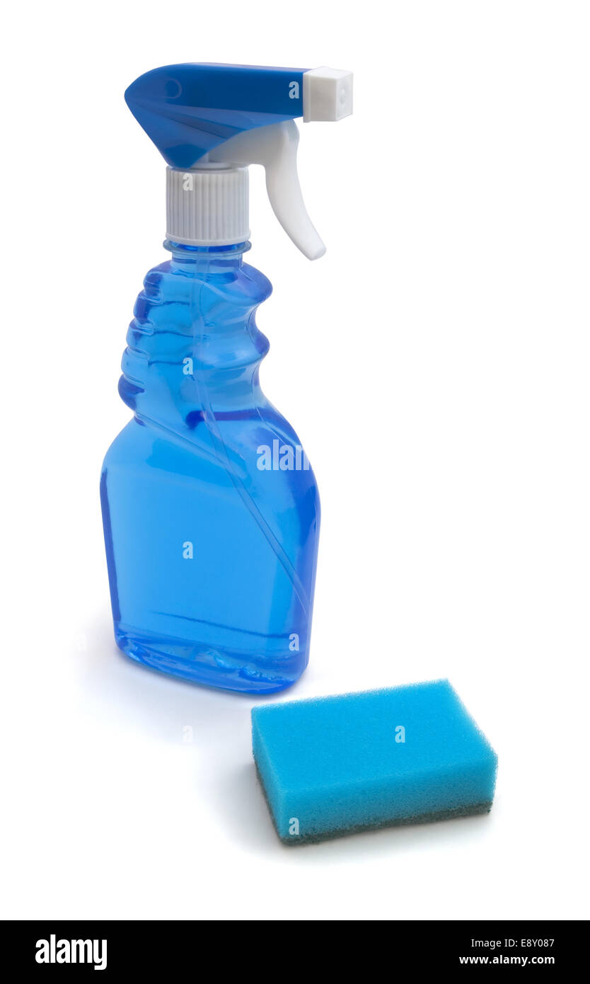 Window cleaner and sponge Stock Photo - Alamy