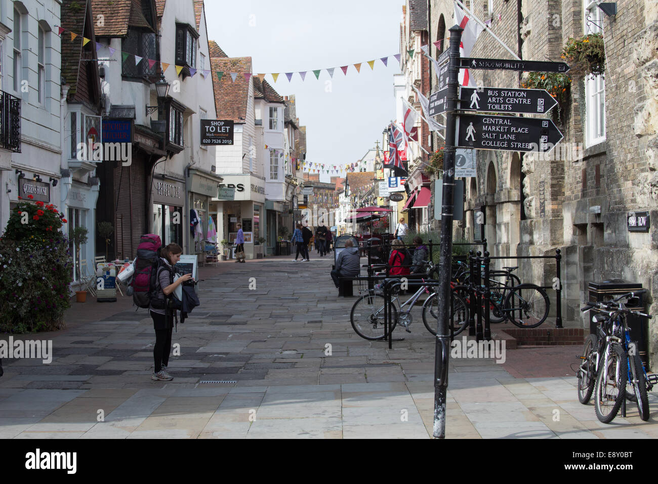 Salisbury town, Fish Row Stock Photo - Alamy