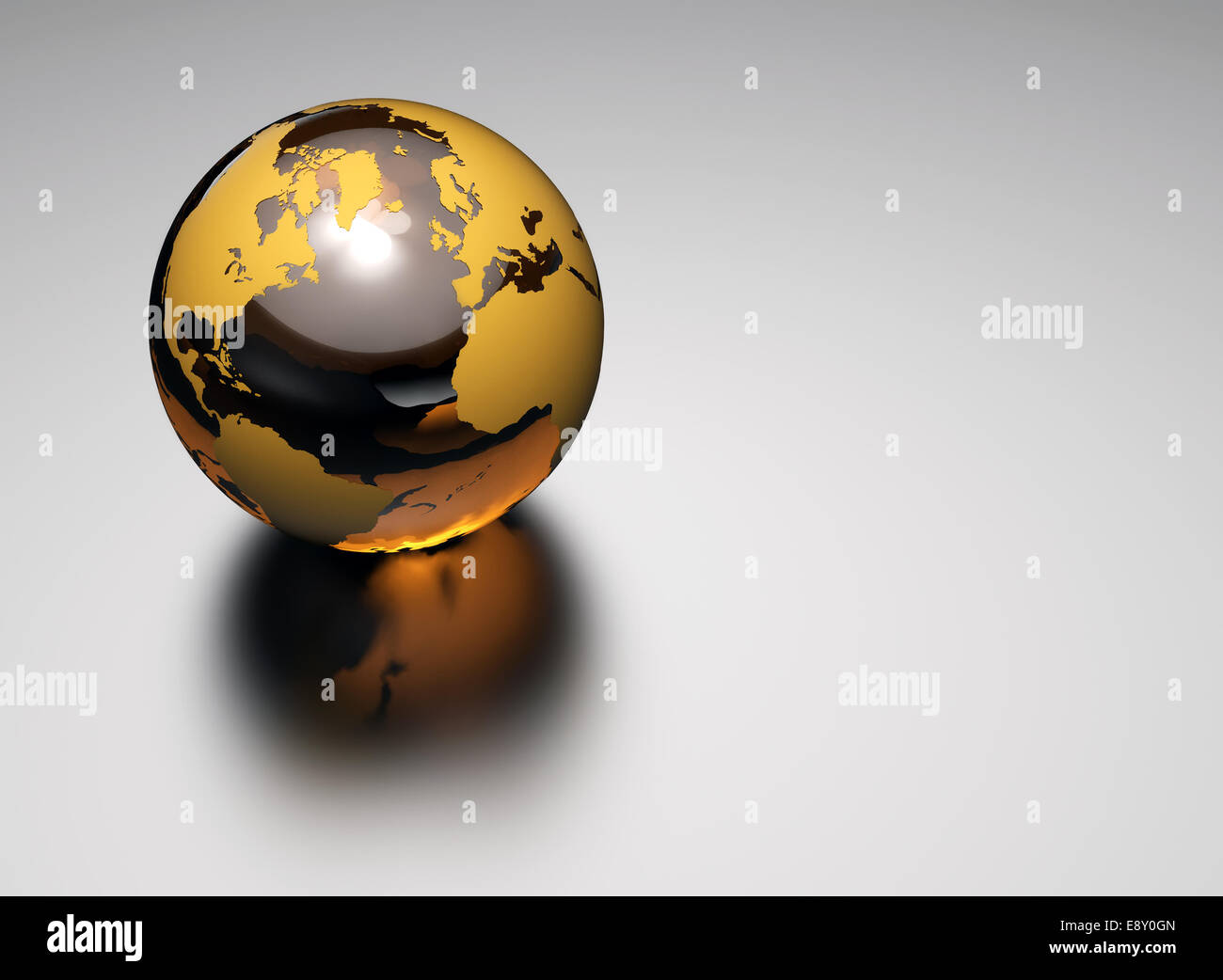 Earth concept map isolated glass hi-res stock photography and images ...