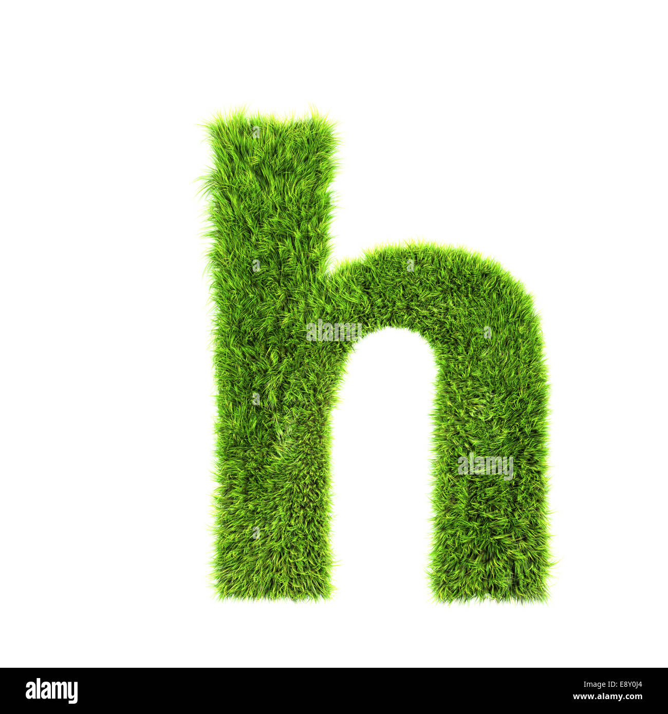 grass lower-case letter Stock Photo - Alamy