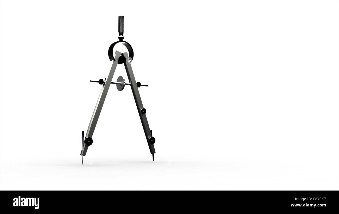 Draw circle compas Cut Out Stock Images & Pictures - Alamy