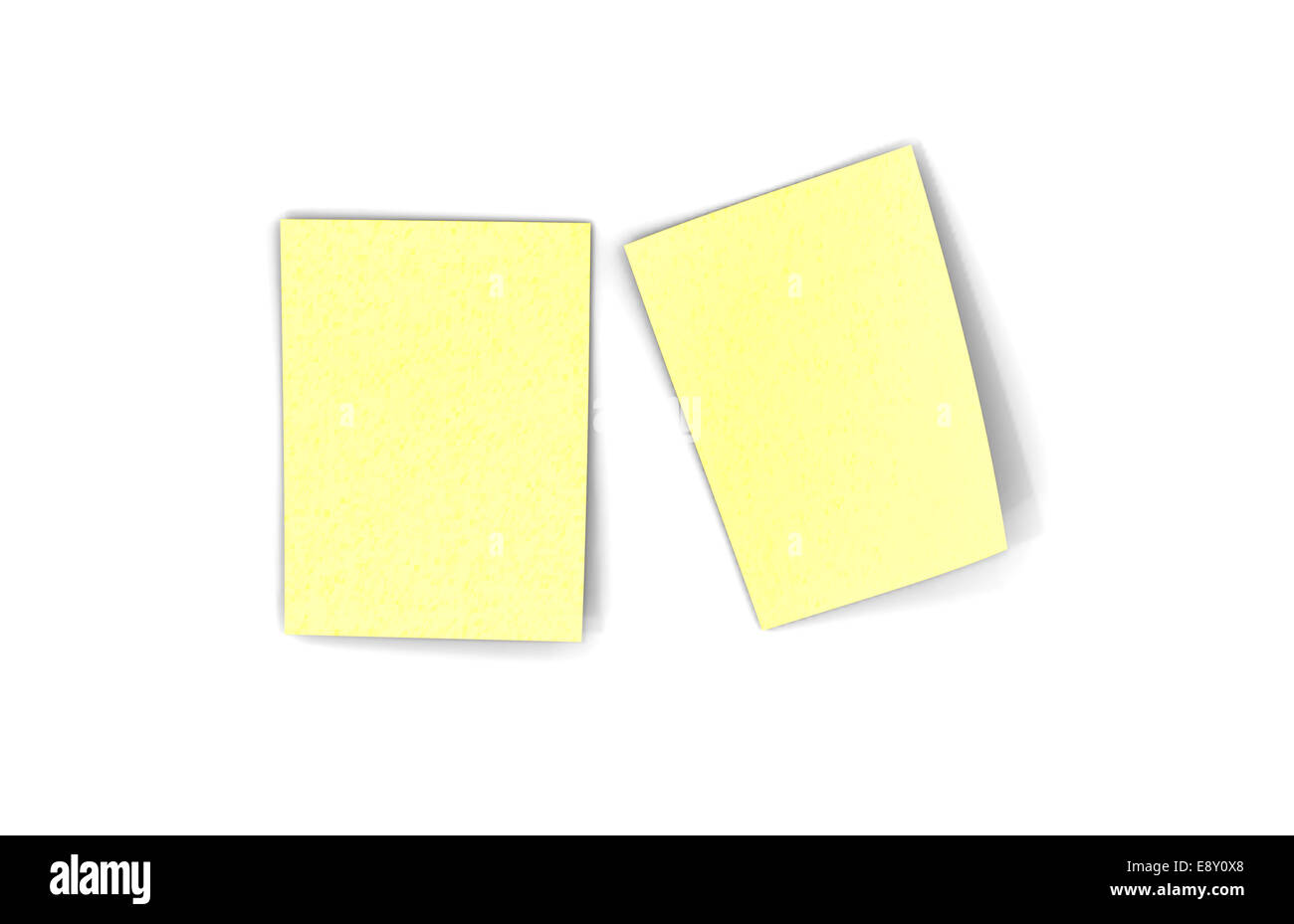 post it on white background Stock Photo - Alamy
