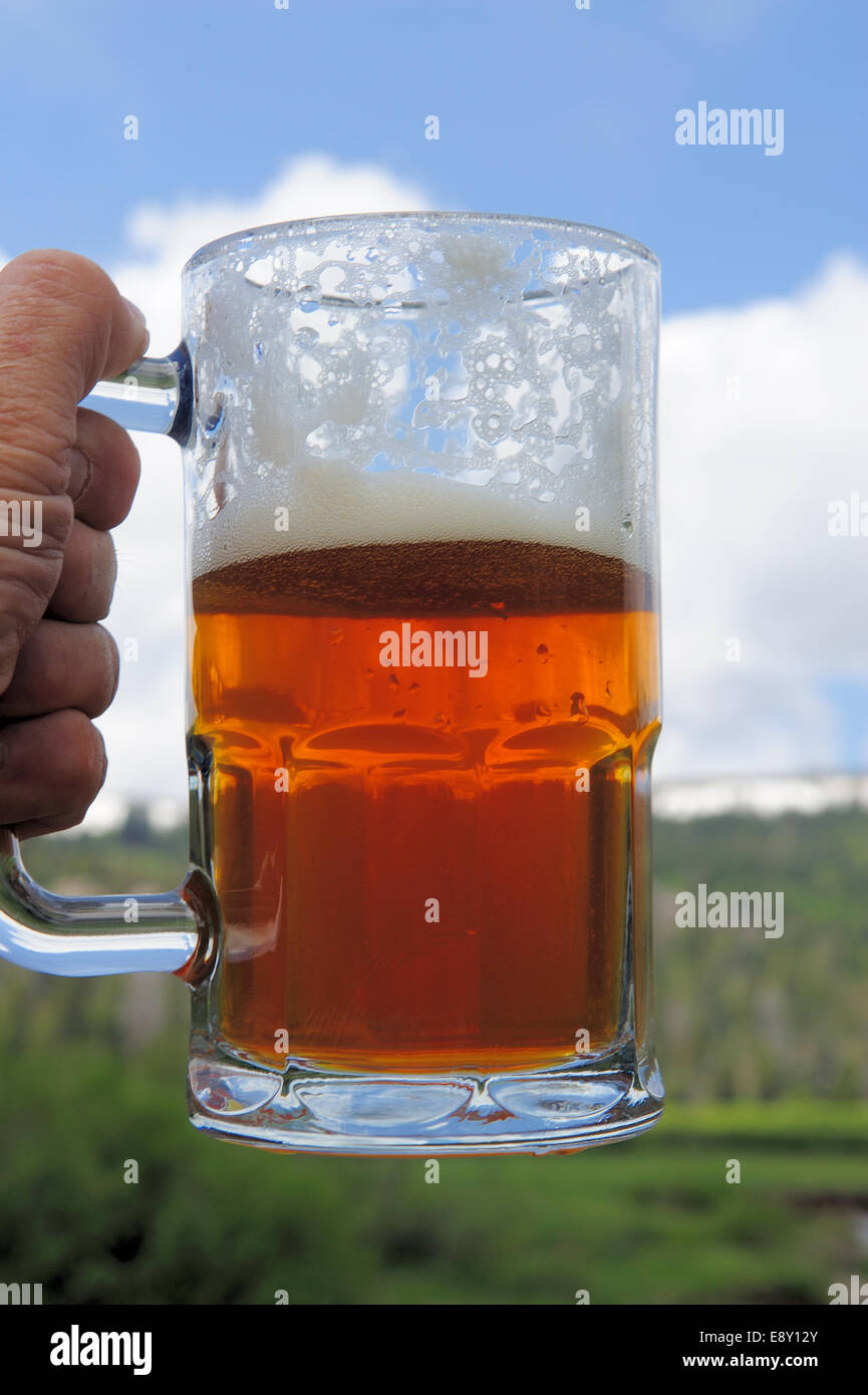 Mug Of Ale Stock Photo - Alamy