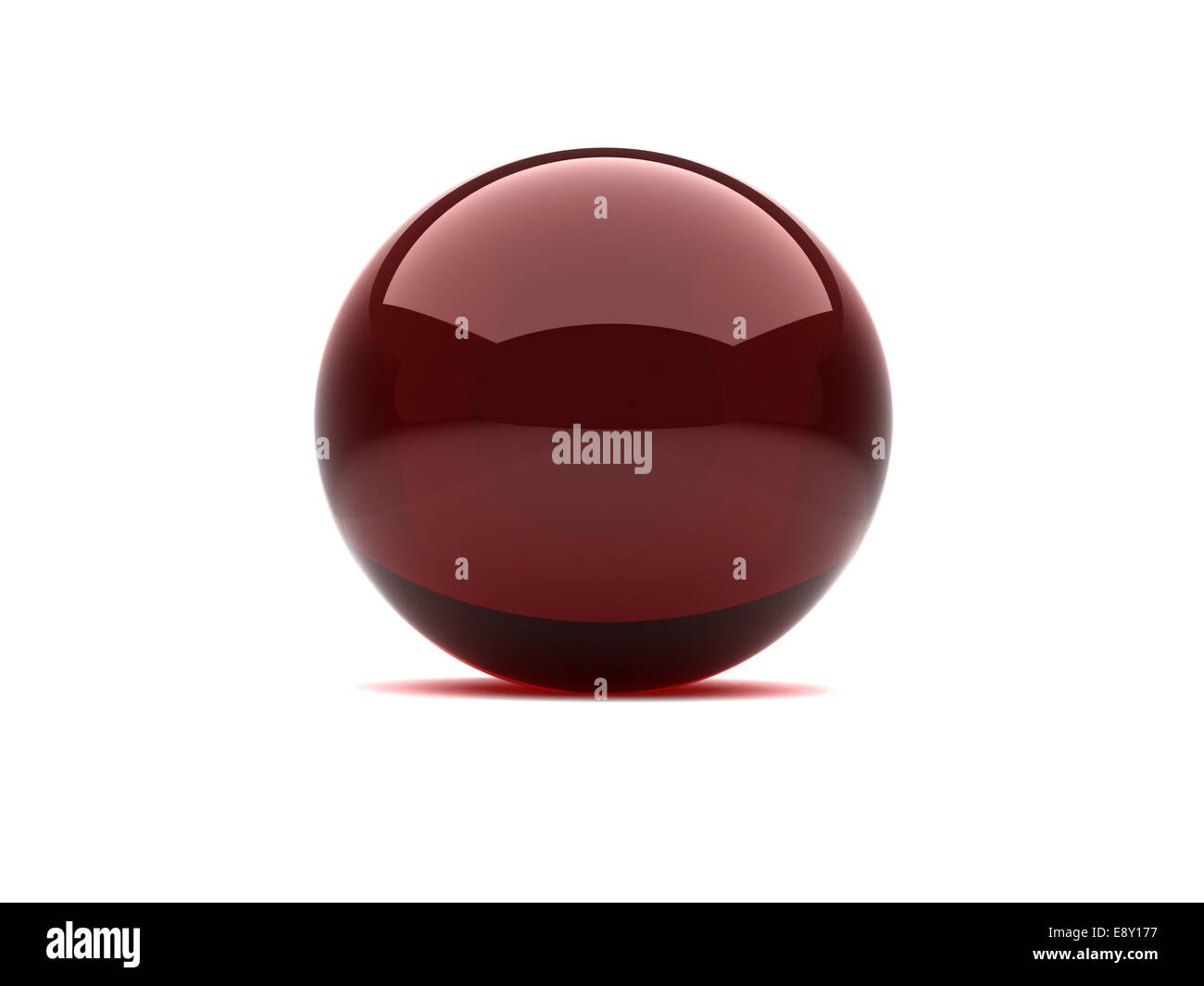 3d glass sphere Stock Photo - Alamy