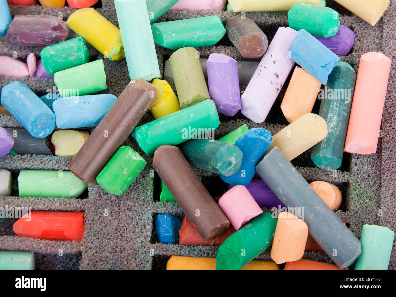 background of crayons Stock Photo - Alamy
