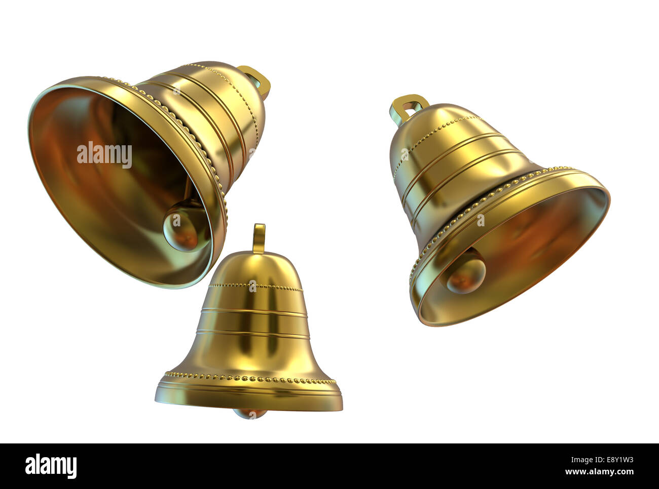 Jingle bells on white hi-res stock photography and images - Alamy