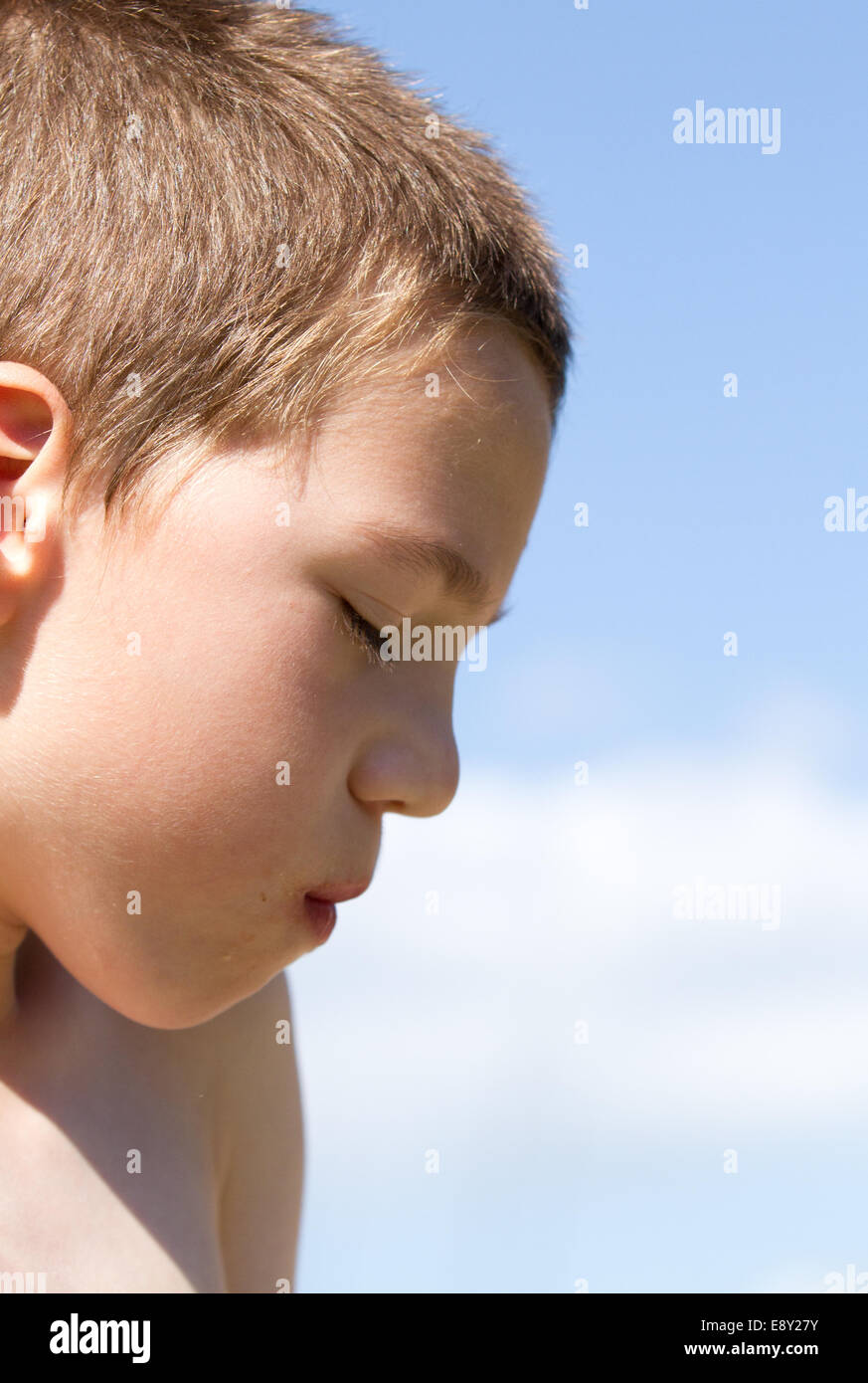portrait of a young child Stock Photo - Alamy