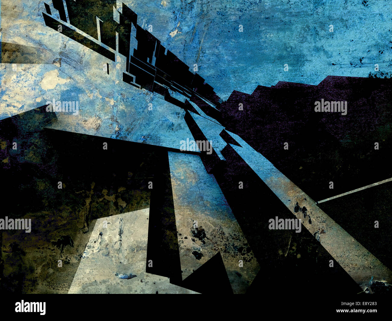 grunge Architectural design Stock Photo - Alamy