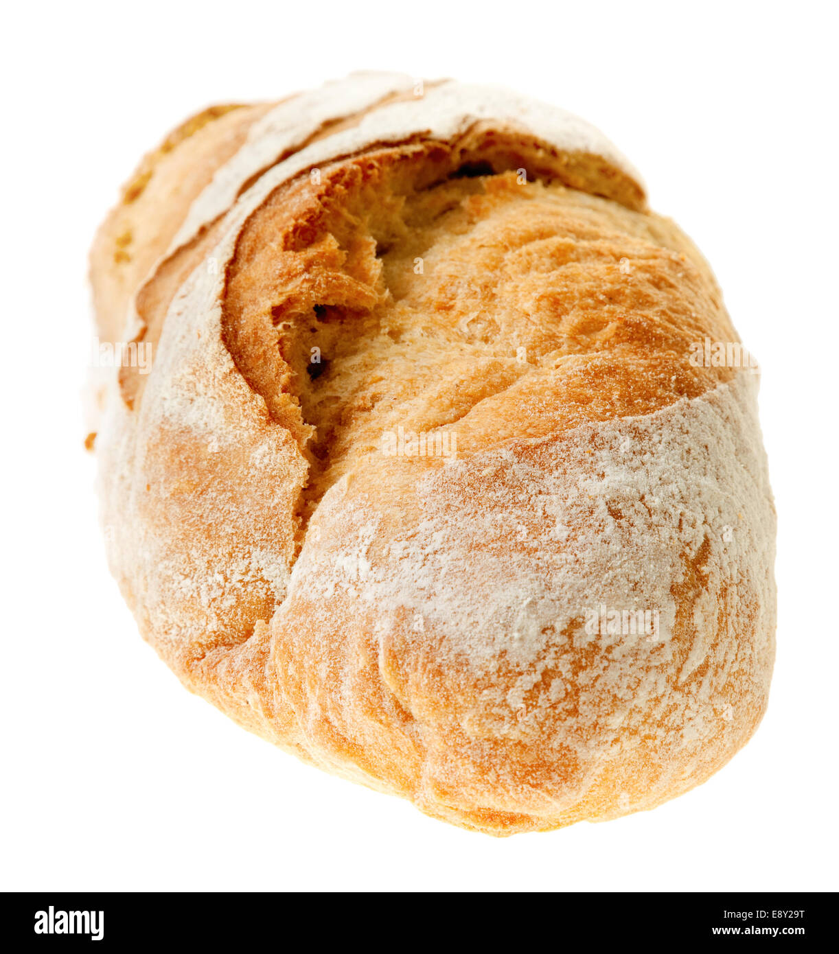 bread on a white background Stock Photo - Alamy