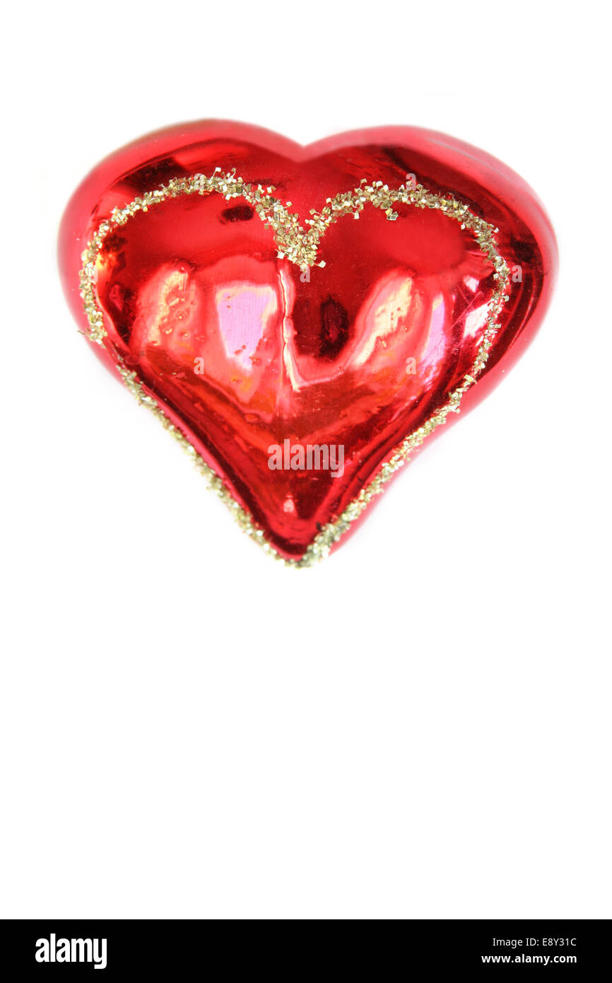 Gold glitter heart love Cut Out Stock Images & Pictures - Alamy