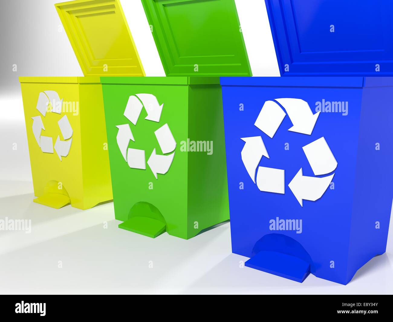 Reduce reuse recycle bins hi-res stock photography and images - Alamy