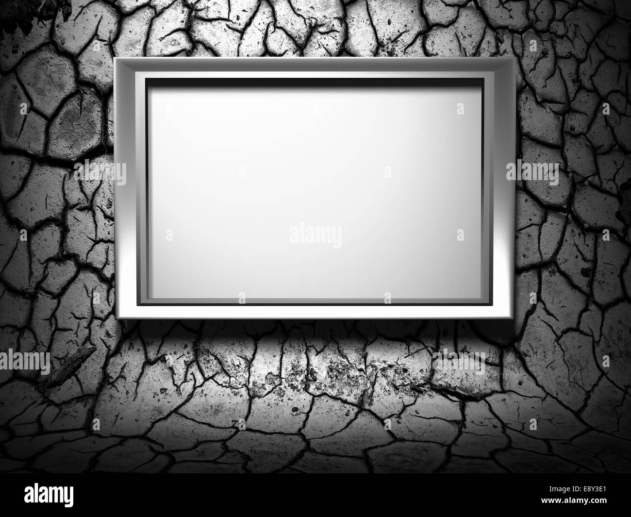 3d blank frame Stock Photo - Alamy