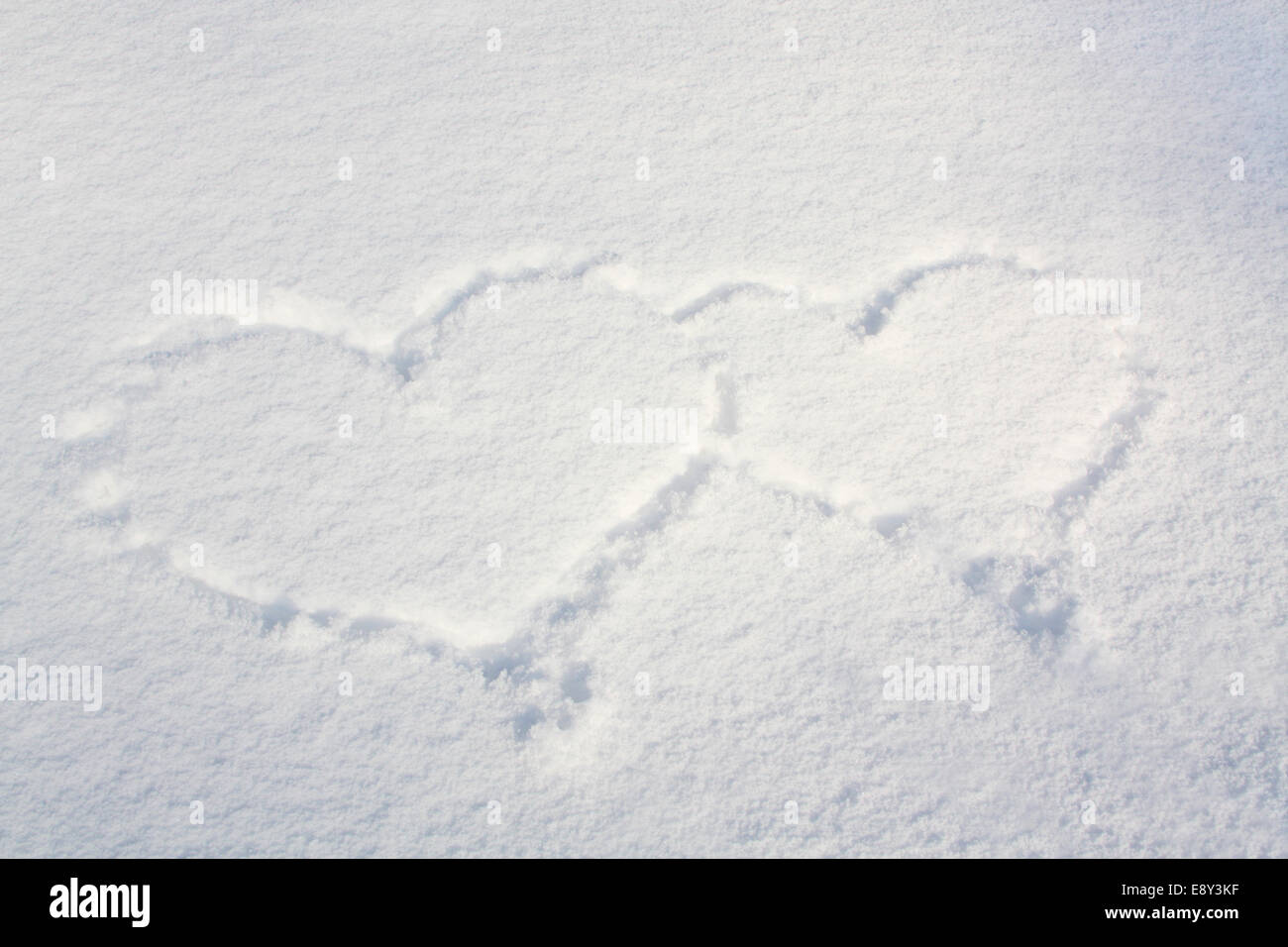 Two drawn hearts hi-res stock photography and images - Alamy