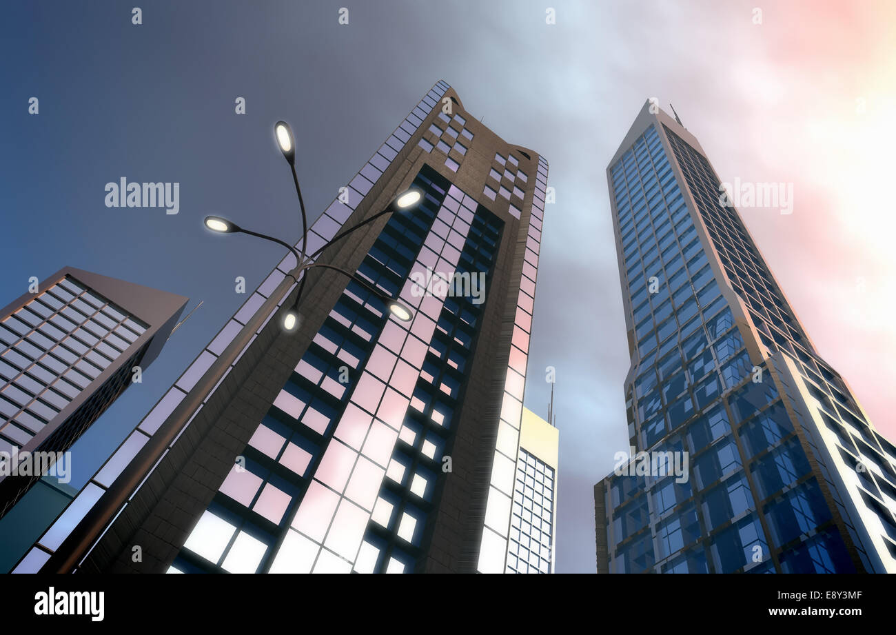 High rise building top floor hi-res stock photography and images - Alamy